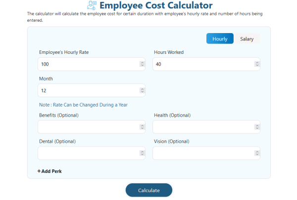Review of Employee Cost Calculator by Calculator-online.net